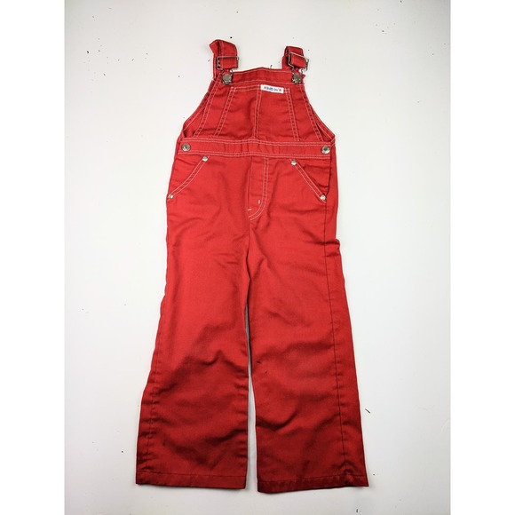 healthtex | Bottoms | Vintage Red Heathtex Overalls | Poshmark